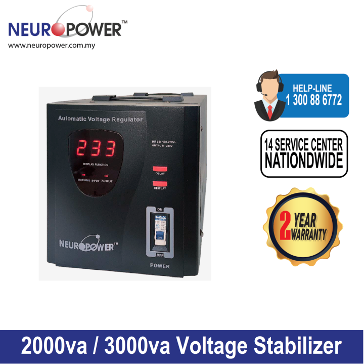 Neuropower AVR 2000va 3000va voltage stabilizer (Neuropower AVS-R2KE ...