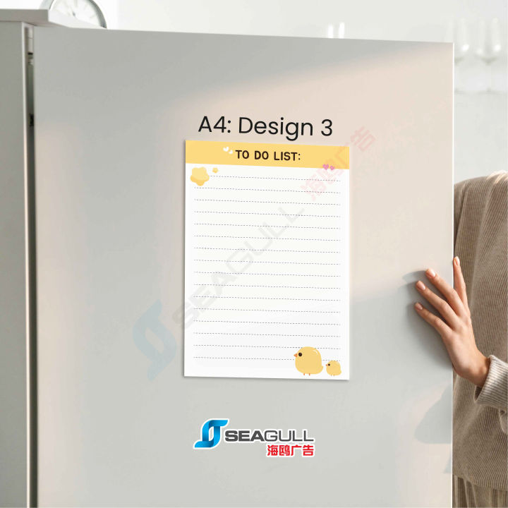 Magnetic Notepad | Memo | Planner | To do list | Fridge Refrigerator ...
