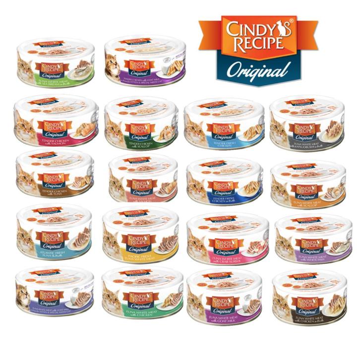 Cindy’s Recipe Original 80g Cat Can Food/ Wet Food/ Assorted Flavor ...