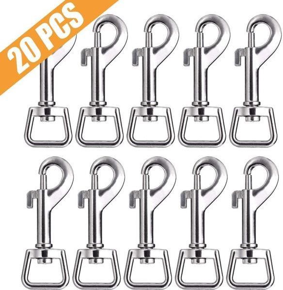 Zoofy Pets Swivel Snap Hooks Lucky Goddness 20pcs Metal Heavy Duty ...