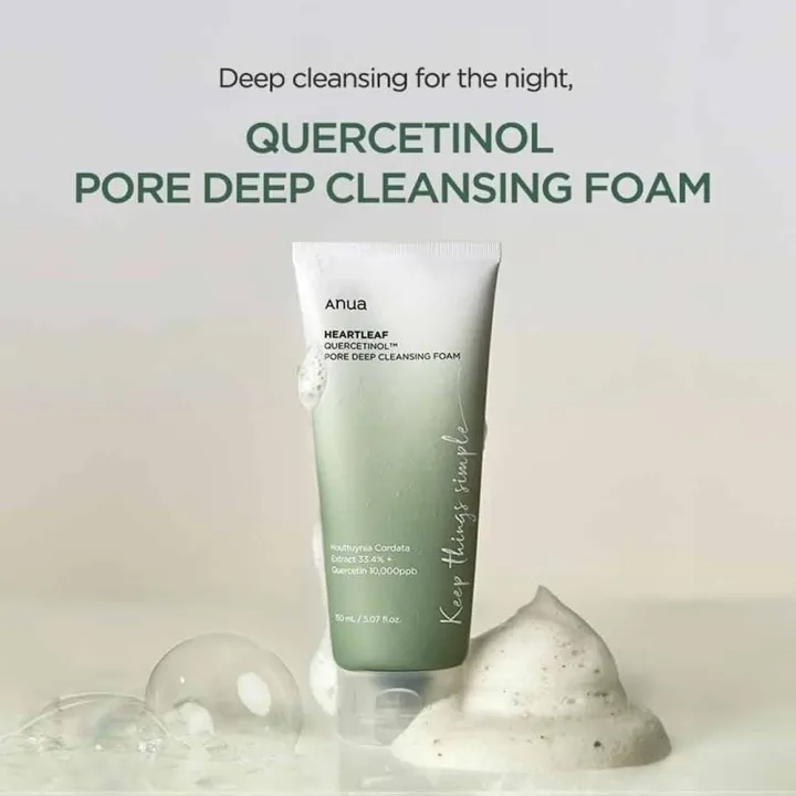 Anua Heartleaf Quercetinol Pore Deep Cleansing Foam 150ml Miaofan ...