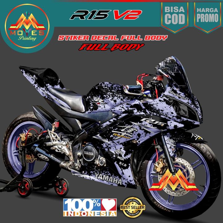 ⭐⭐⭐⭐⭐( cod ) stiker r15 v2 stiker decal motor r15 v2 stiker full body ...