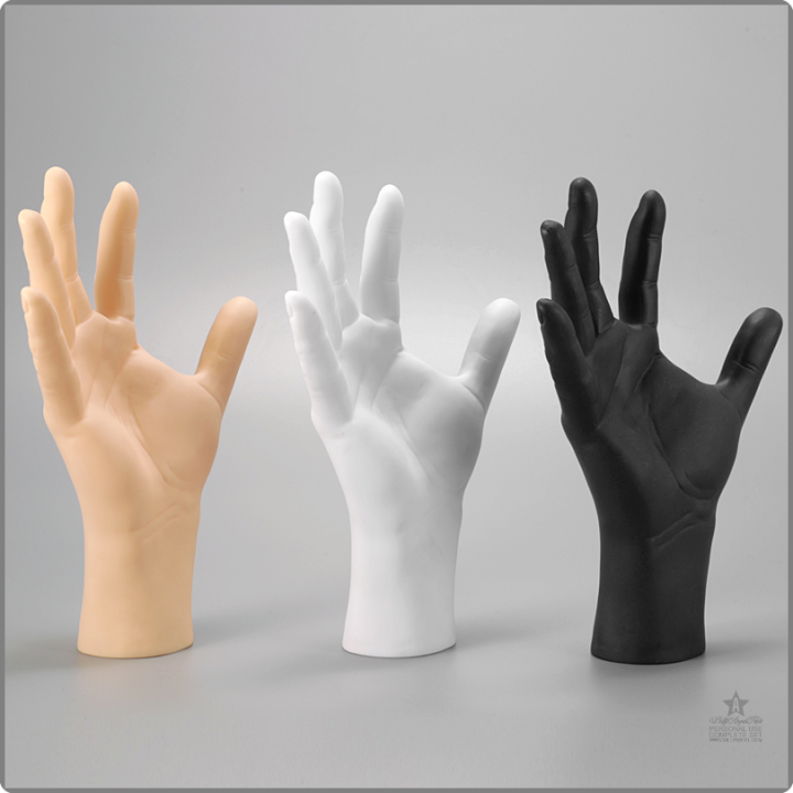 [oqian] Durable Male Mannequin Dummy Hand Model Men Maniqui Hand Mold ...