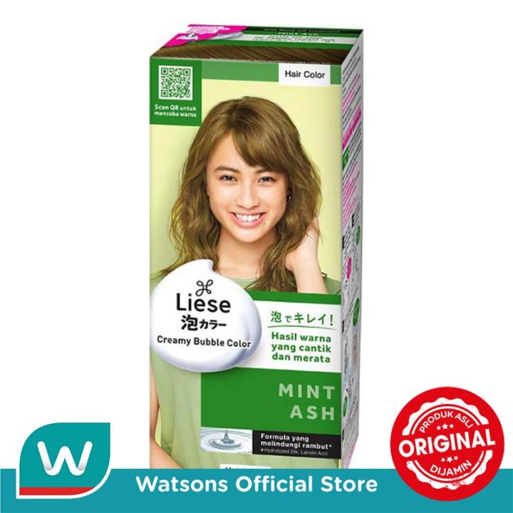 Liese Hair Color Creamy Bubble Color Mint Ash | Lazada Indonesia