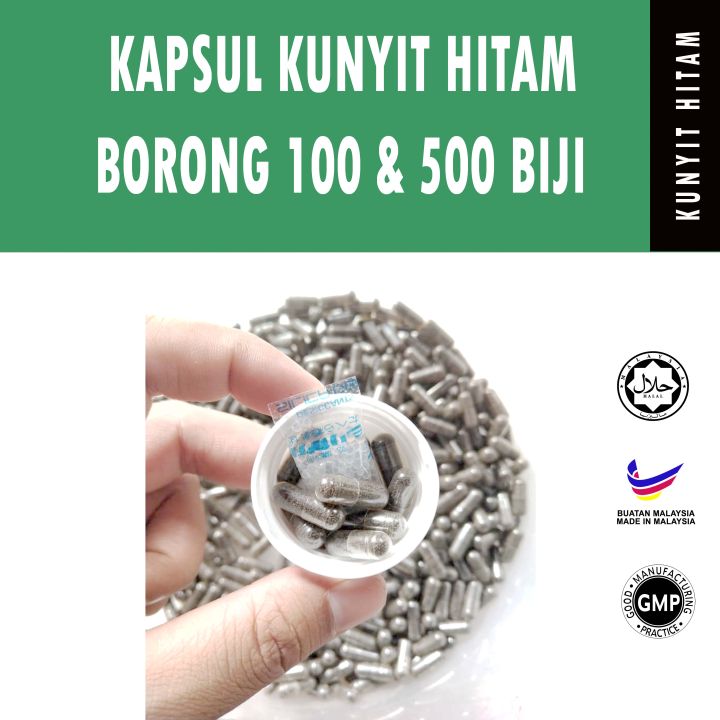 Kunyit Hitam Kapsul Halal 100% Herba Natural Direct Kilang | Lazada