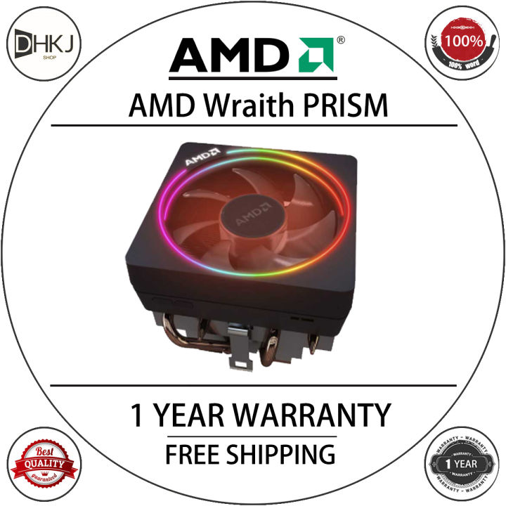 NEW AMD Wraith PRISM AMD AM4 AM4 2600 3600 2200G 2600X 3600X 3700X ...