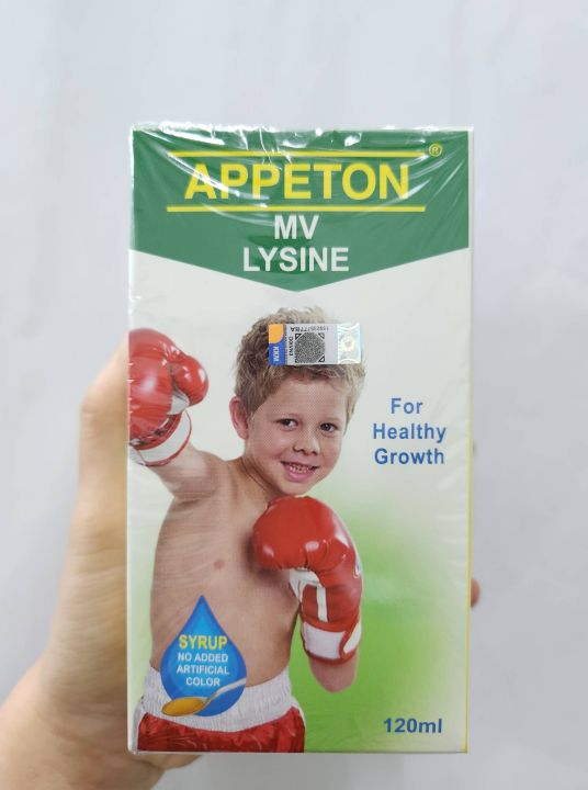 APPETON MULTIVITAMINS WITH LYSINE SYRUP 120ML | Lazada