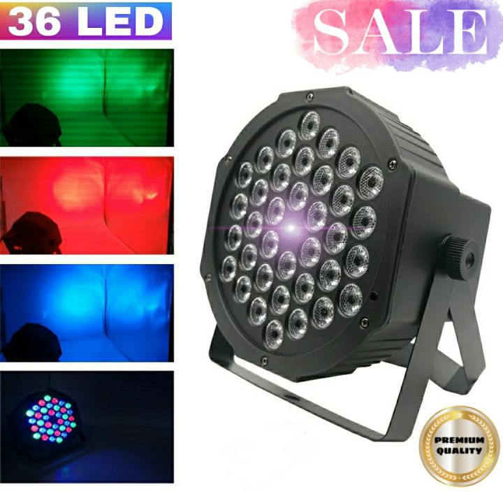 💥36 LED PAR RGB 36 W💥 ไฟพาร์ ไฟเวที ไฟเธค ไฟเลเซอร์ในผับ ไฟกระพริบตาม ...