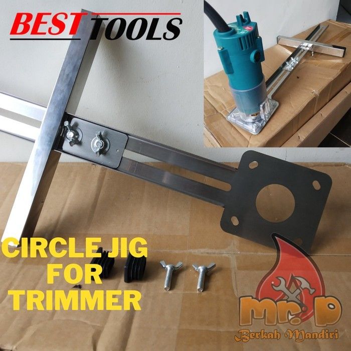 router trimmer jig / mesin profil / Circle cutting jig | Lazada Indonesia