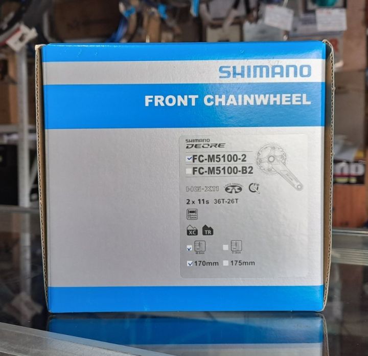 SHIMANO DEORE M5100 CRANK SET - 1x11 and 2x11 SPEED | Lazada