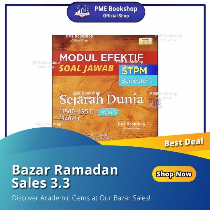 [pme Bookshop] Penerbit Ehsan Modul Efektif Soalan Jawab Stpm Semester