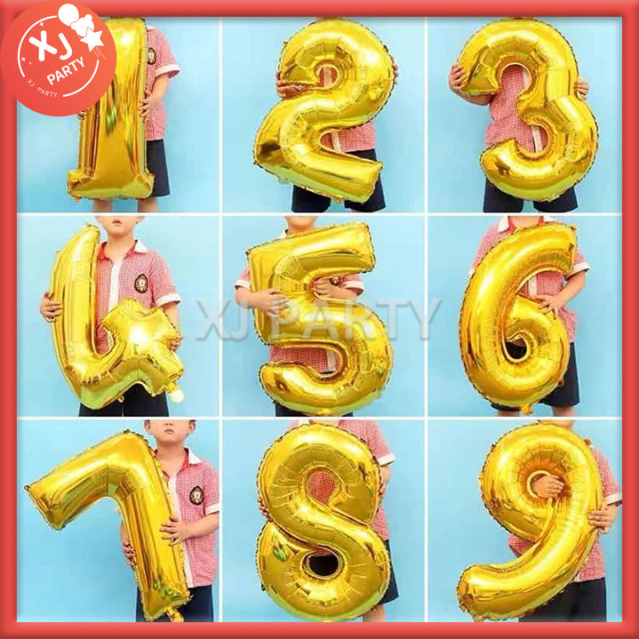 XJ Party 32 inch number balloons birthday wedding decorations party ...