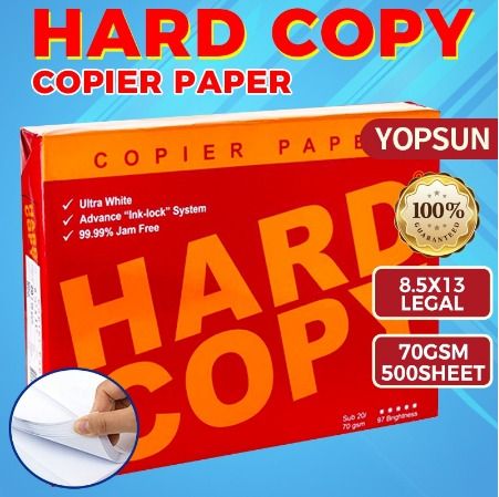 printer paper Sold per 250 / 500 sheets Hard Copy /Bond Paper | Lazada PH