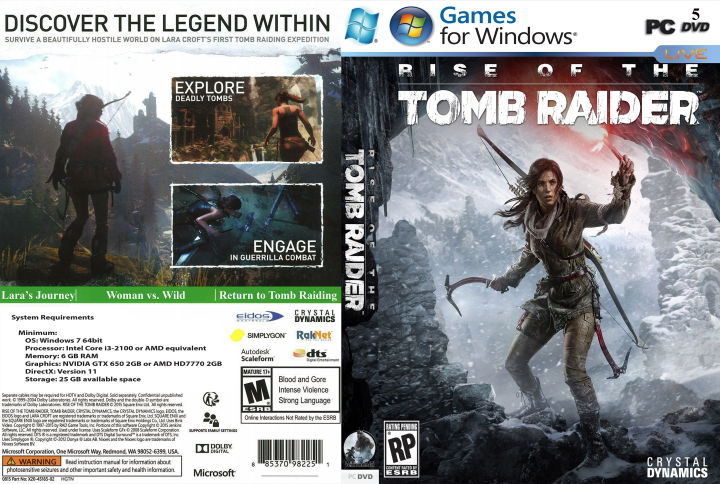 Rise of the Tomb Raider PC GAME [Offline INSTALLATION] | Lazada