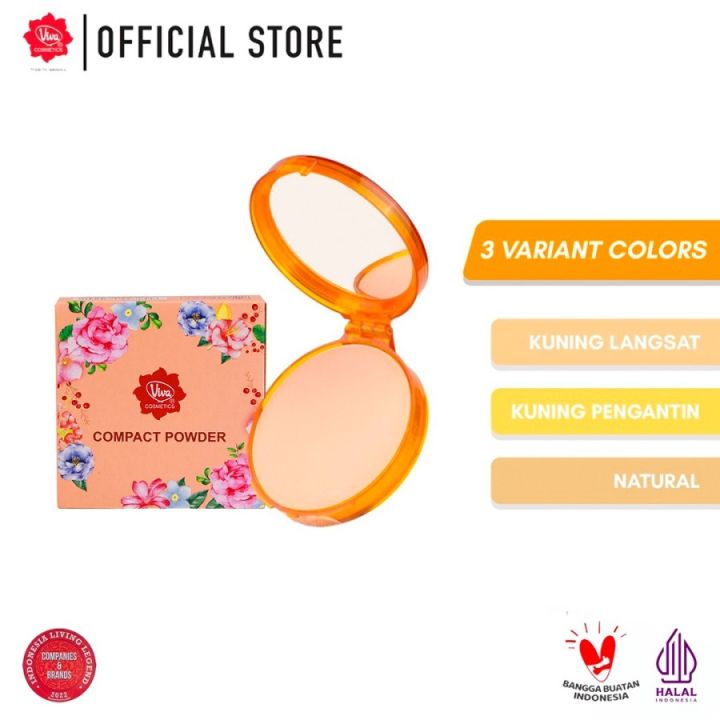 Viva Compact Powder (series orange tersedia 3 varian warna) - Kuning ...