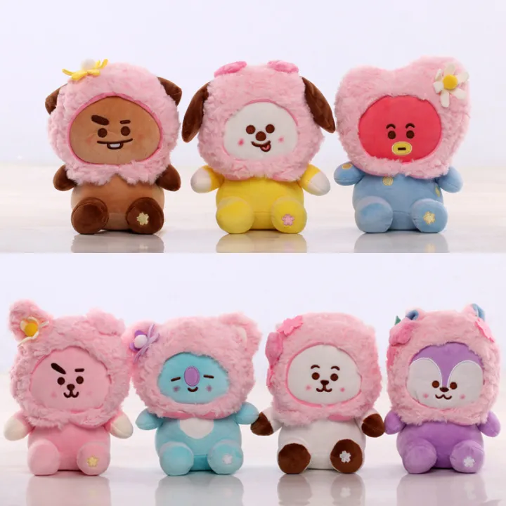 20CM New Kpop Idol Spring Day Series BTS Plush Doll Cute TATA CHIMMY ...
