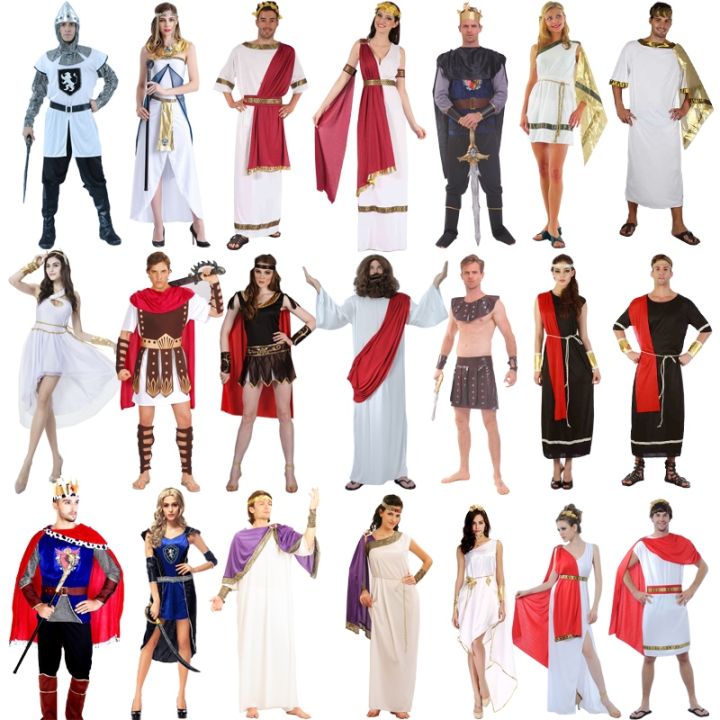 original cosplay ancient Greek princess goddess costume adult male king ...