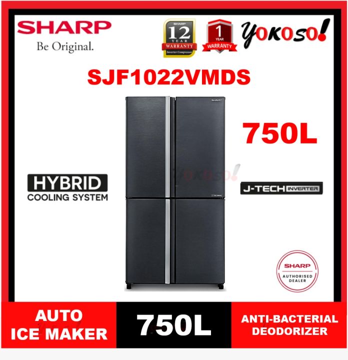 Sharp SJF1022VMDS 750L Avance / J-Tech Inverter / Anti-bacterial ...
