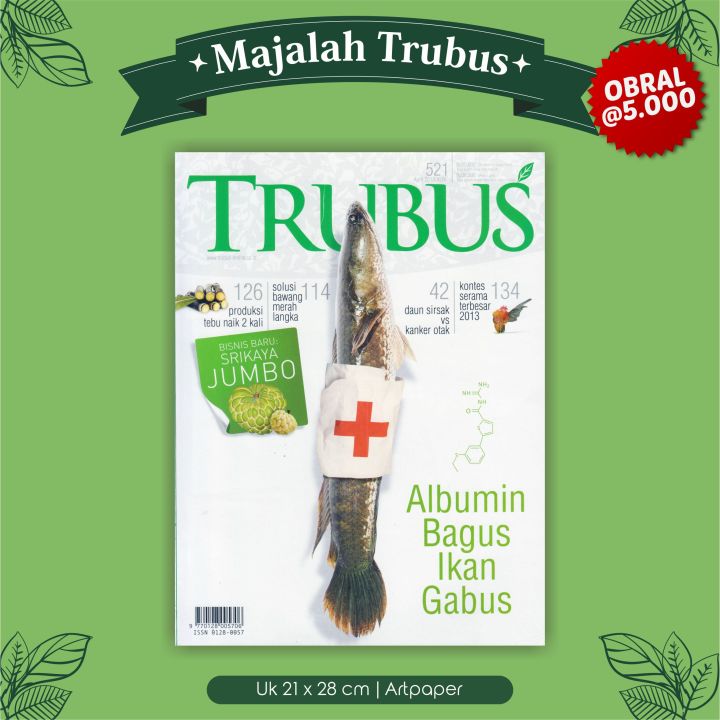 Majalah Trubus Baru Edisi Lama Obral Murah: Edisi 558 Hobi Kucing Jadi ...