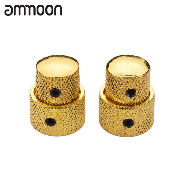 [okoogee]2 Sets Dual Concentric Stacked Control Knobs for Electric Bass ...