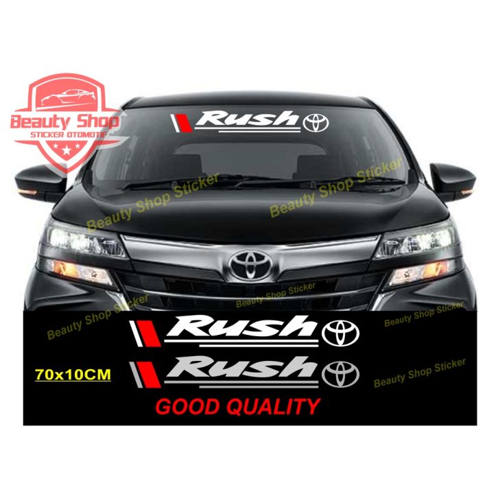 sticker stiker mobil toyota rush cutting stiker rush kaca mobil | Lazada Indonesia