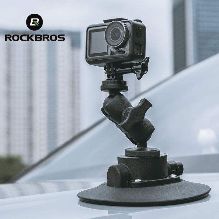 ROCKBROS Sports Camera Mount Suction Cup Car Mount Gopro Mobile Phone ...