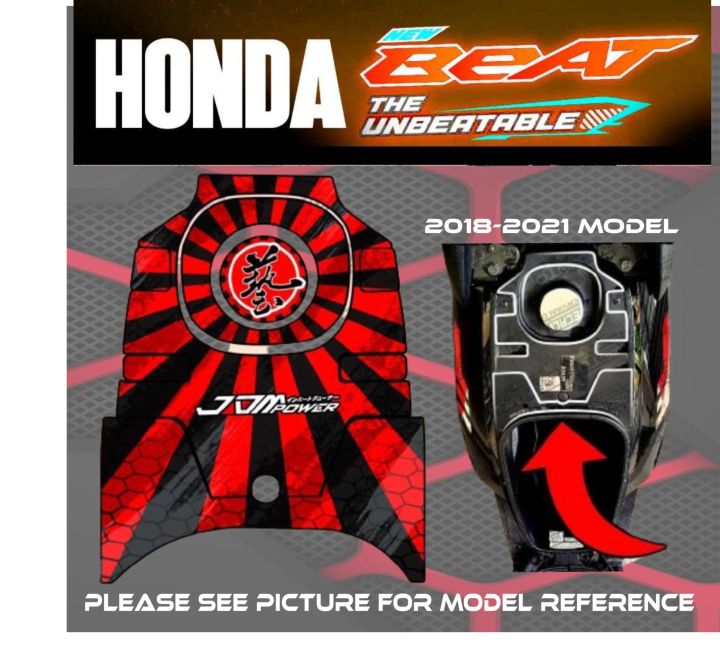 HONDA BEAT FI GAS TANK DECALS STICKER | Lazada PH