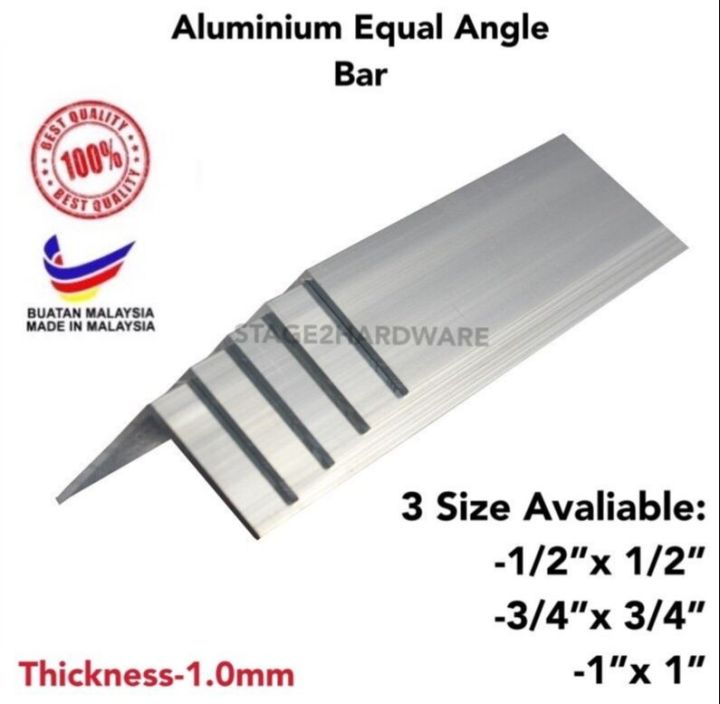 Aluminium Equal Angle Bar / Aluminium Corner L Shape / L Corner / Besi ...