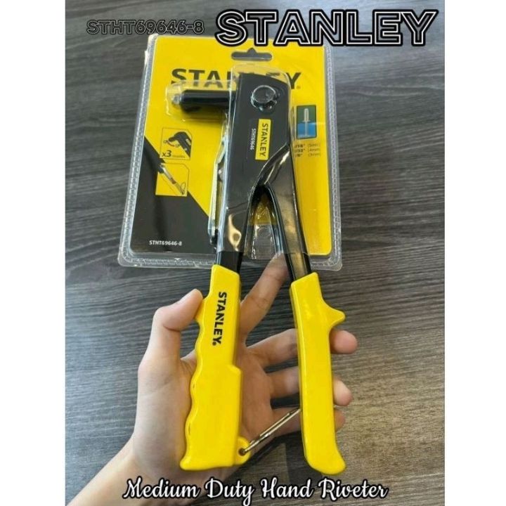 100% ORIGINAL STANLEY MEDIUM DUTY HAND RIVERTER / Rivet Tangan ...