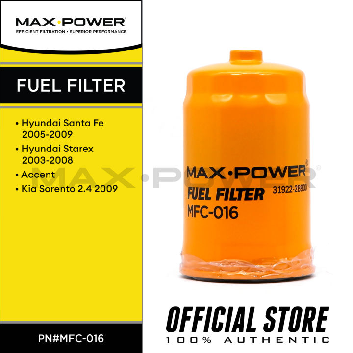 MAX Power Fuel Filter For Hyundai Santa Fe 2005-2009, Starex 2003-2008 ...