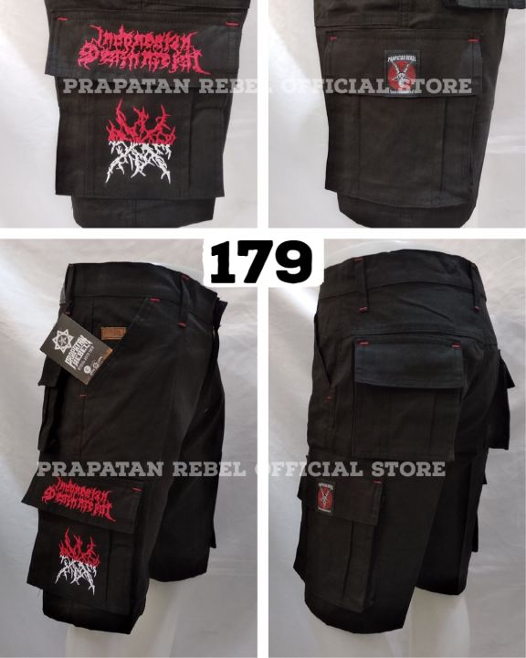 Celana Cargo Kempol Pendek Celana Metal Prapatan Rebel Indonesian