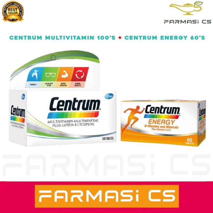 Centrum Multivitamin-Multiminerals 100 Tablets EXP:06/2026 + Centrum ...
