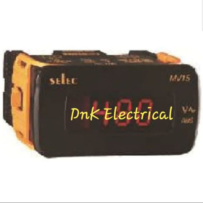 Digital Volt Meter DC 1 Phase 2 Wire Merk Selec MV15-VDC A3 TERJAMIN ...