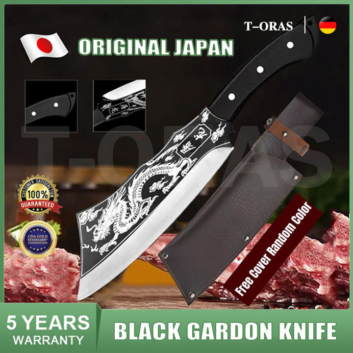 T-ORAS Knife Original bones Black Dragon heavy duty meat cutting japan ...