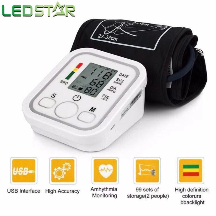 Original Electronic Blood Pressure Monitor Arm type, Arm style blood ...