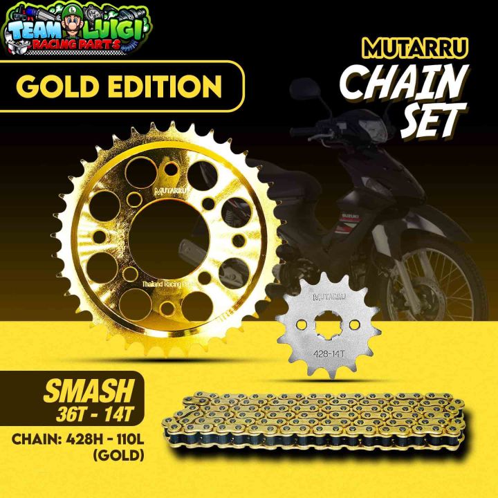 MUTARRU SUZUKI SMASH / RAIDER J / SHOGUN 125 / SHOOTER / GD110 CHAIN ...