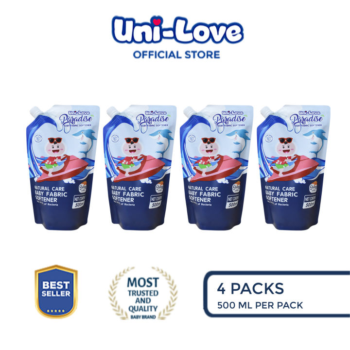 UniLove Paradise Baby Fabric Softener (Summer Solstice) 500ml Pack of 4 ...