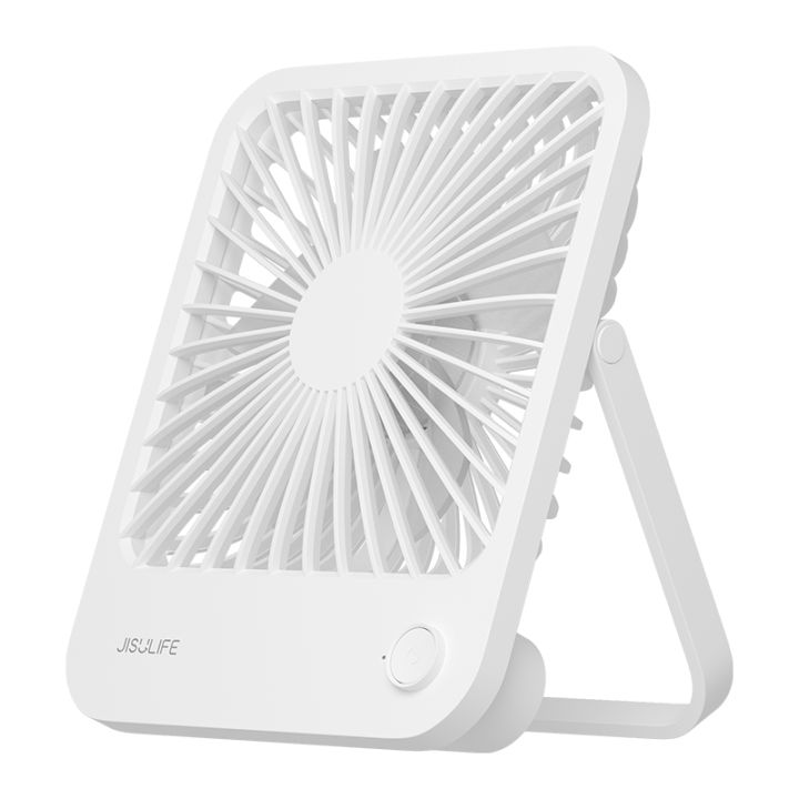 JISULIFE Table Fan Life1 Portable USB Rechargeable Mini Desk Fan ...