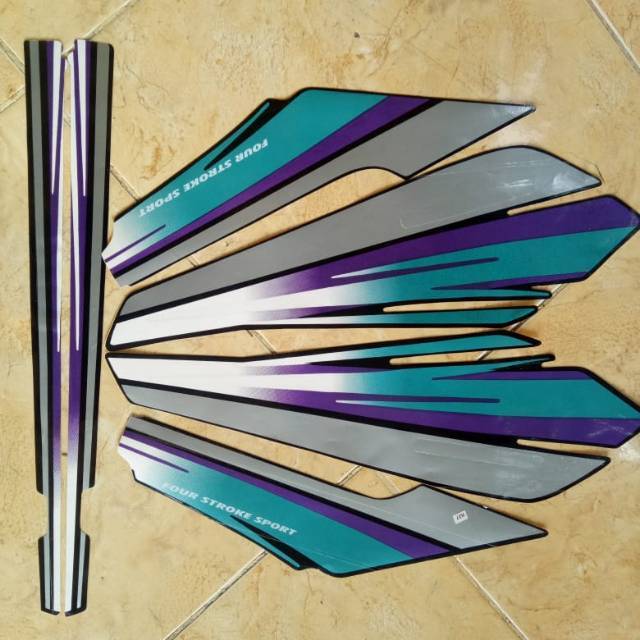 Stiker striping Honda gl pro 94 hijau | Lazada Indonesia