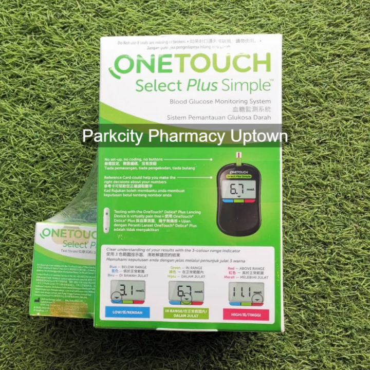 One Touch Select Plus Simple Meter + Test Strip 25's 1220 [ Blood ...