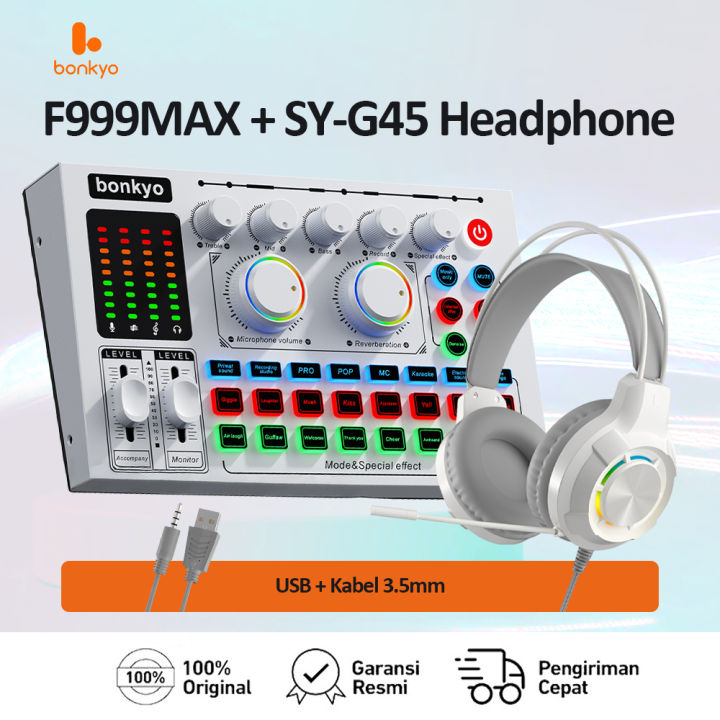 Bonkyo F999/F999MAX +Headphone live soundcard Dedicated sound card for ...
