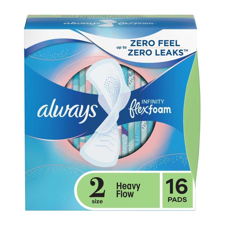 Whisper Always Infinity Size 2 Super With Wings Unscented 27Cm Sanitary ...