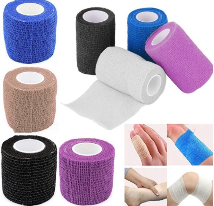 1 Roll New colorful athletic wrap tape self adhesive elastic bandage ...