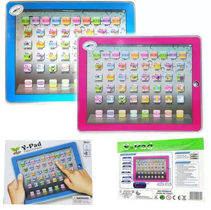 Y pad Tablet Toddler Kids Learning Machine Alphabet Toys Electronic ...