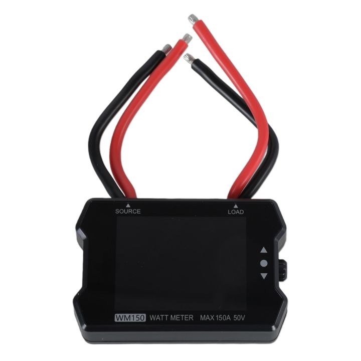 WM150 150A 50V Watt Meter LCD Display PWM 1000-2000us Output Monitoring ...