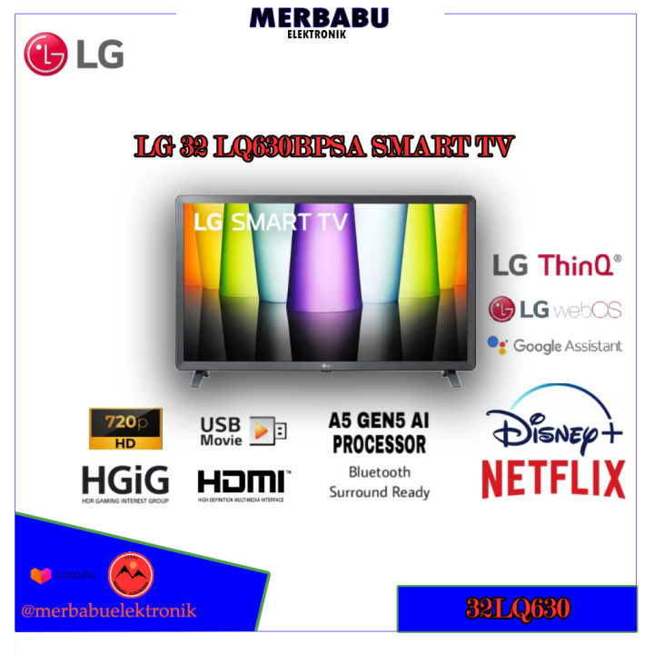 TV LG 32 INCH LQ630 | Lazada Indonesia