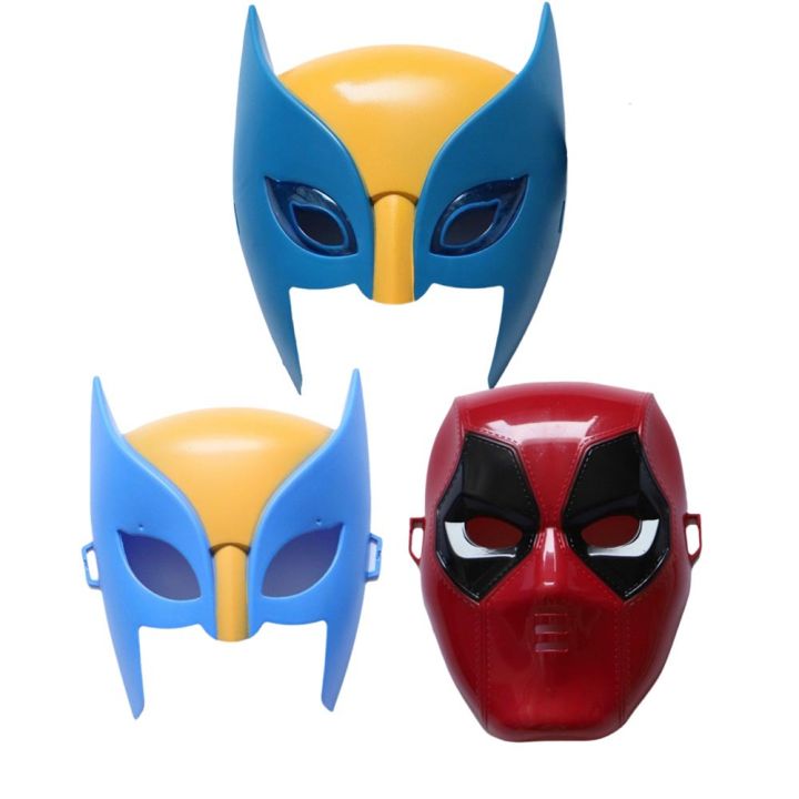 superhero mask, Halloween dance, playing Deadpool Wolverine cosplay ...
