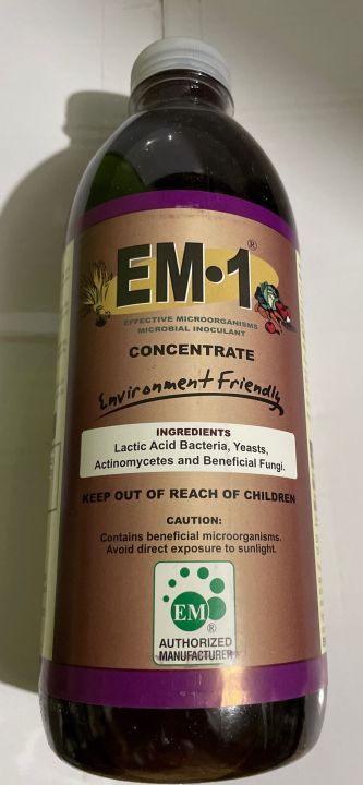 EM 1 MICROBIAL INOCULANTS FOR AQUACULTURE USE (1 LITER) BY HARBEST ...
