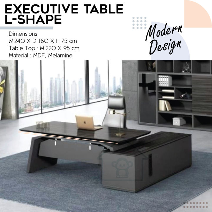 EXECUTIVE TABLE L-SHAPE MODERN DESIGN/DIRECTOR TABLE/OFFICE TABLE ...