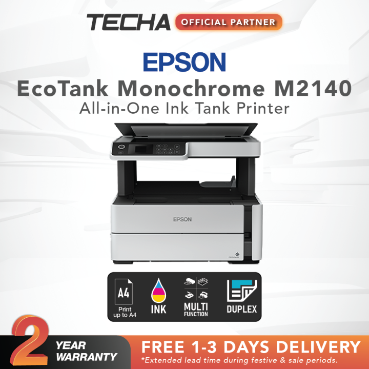 [FAST SHIP] Epson EcoTank M2140 | Monochrome All-in-One Ink Tank ...
